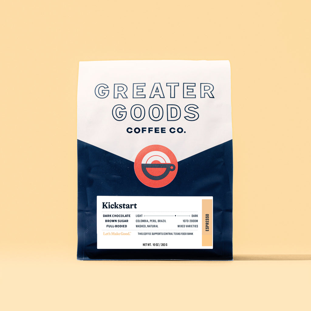 Kickstart Espresso Blend | Specialty Coffee – Greater Goods Roasting